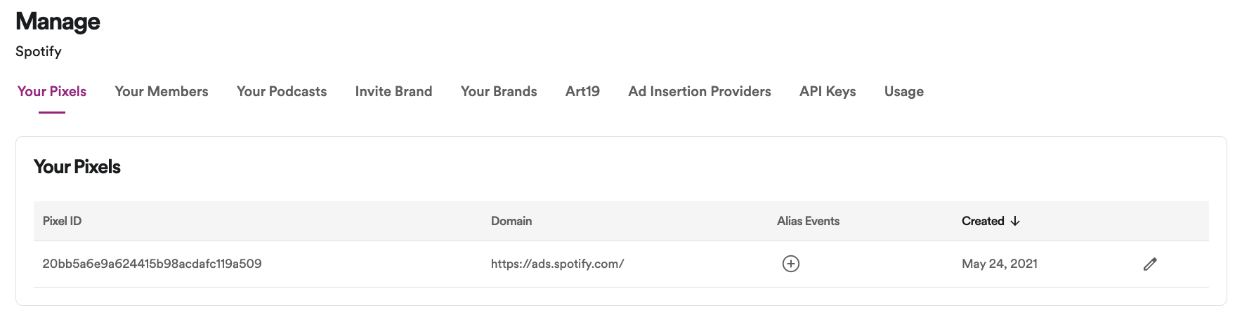 How Do I Access My Spotify Pixel After Its Been Generated